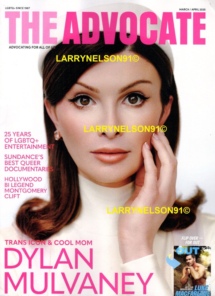 OUT MAGAZINE MARCH APRIL 2025 #320 ADVOCATE LUKE MACFARLANE ...