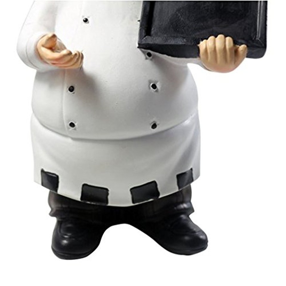 KiaoTime 98915HB Italian Chef Figurines Kitchen Decor with Chef ...