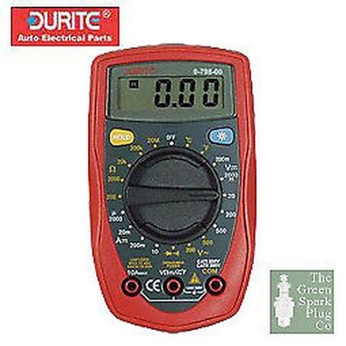 Tools - Durite - Hand-Held Digital Multimeter With Large LCD Display 0 ...