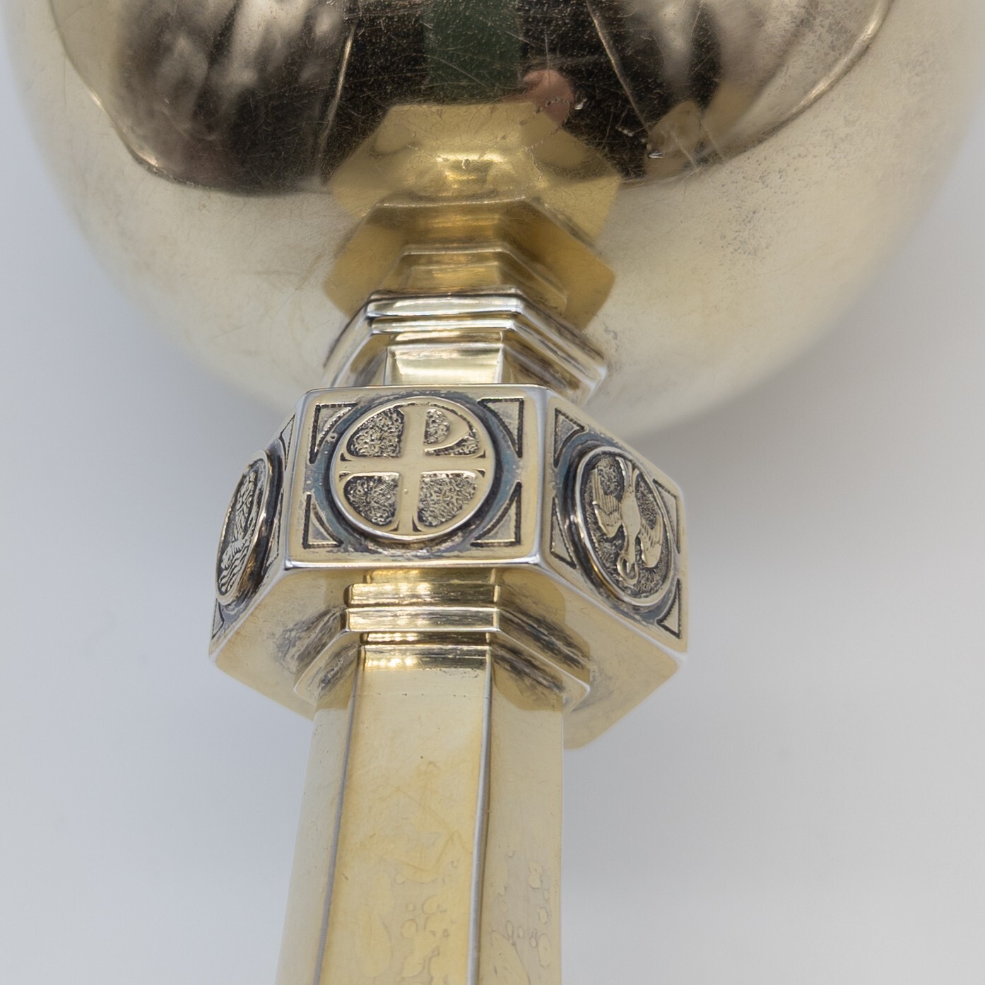 Vtg 1940s Piana Sterling Silver Chalice & Paten Catholic Sacrament Cup ...