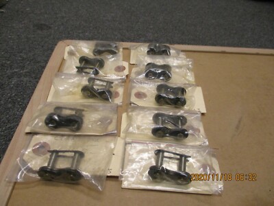 NEW 12B (#62) CONNECTING LINK, BRITISH STANDARD, 3/4" PITCH, 10 PC'S ...