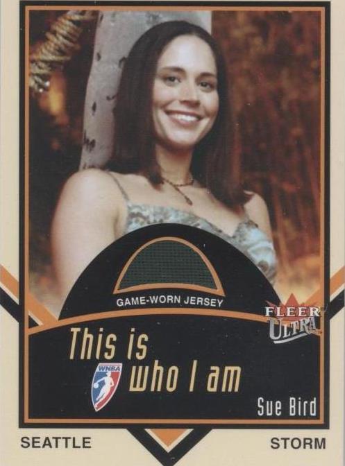 2003 Fleer Ultra WNBA - This Is Who I am Sue Bird #W-SB Game-Worn ...