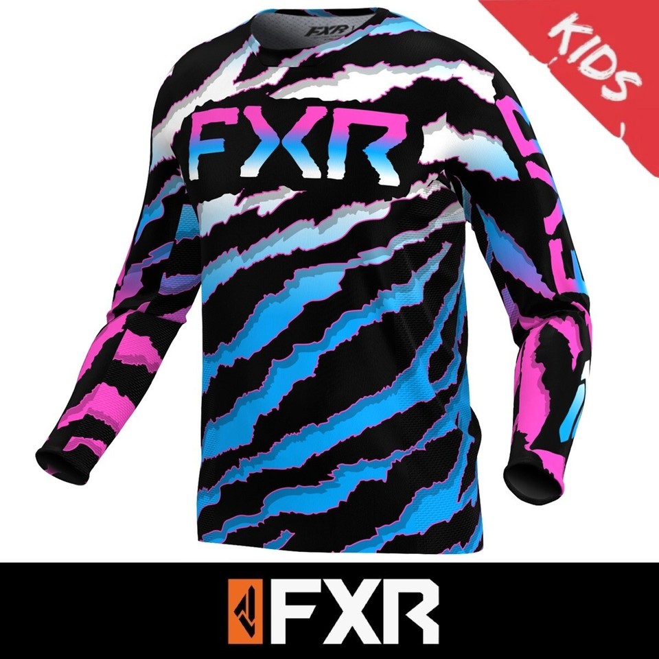 FXR KIDS Motocross Kit Combo YOUTH MX Kit Podium Shred Pink FXR ...