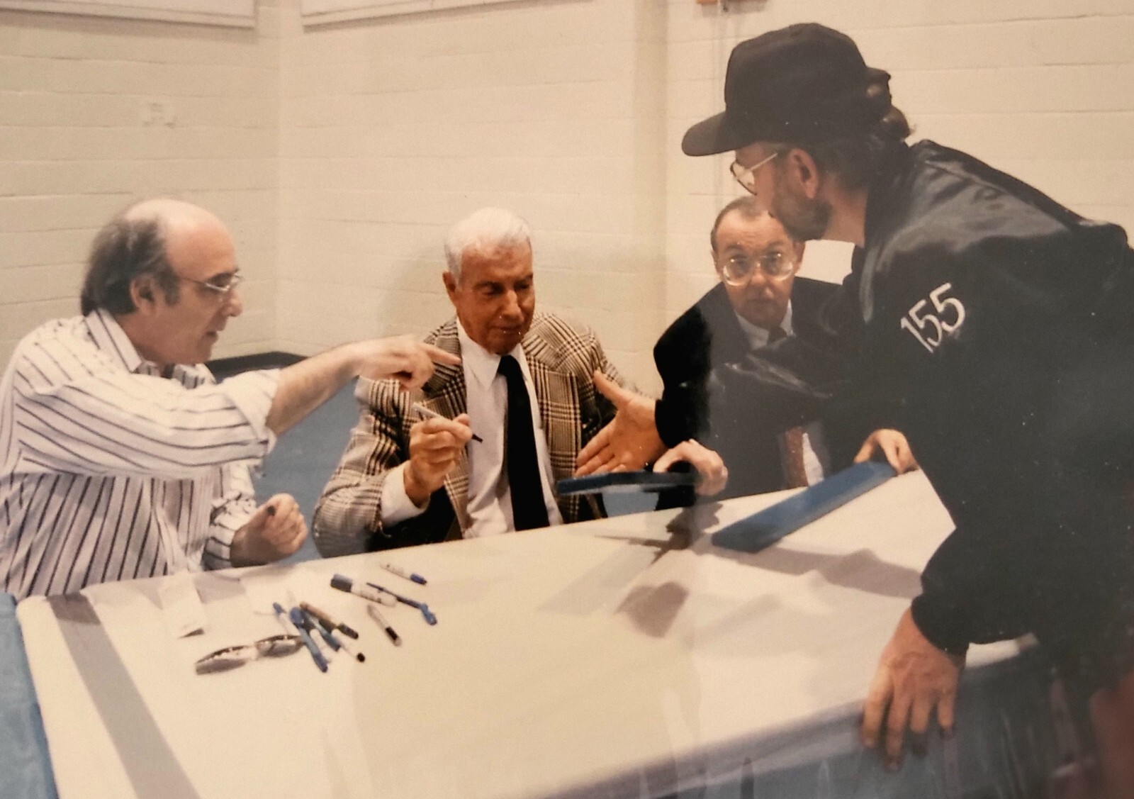 1923 Yankee Stadium Autographed Seat. JOE DIMAGGIO & PHIL RIZZUTO ...