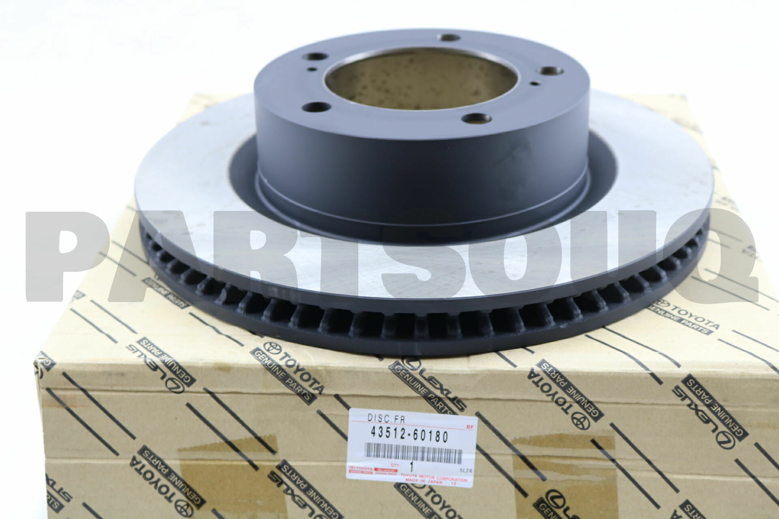 4351260180 Genuine Toyota DISC, FRONT 43512-60180 | eBay