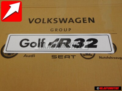 VW Classic Parts Golf R32 number plate - ZCP905031 | eBay
