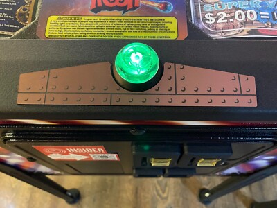 Copper Plating Lockdown Bar Accent for Stern's RUSH pinball machine ...