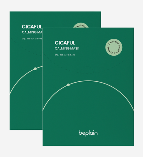 beplain Cicaful Calming Mask 27g x 20pcs Calming K-Beauty | eBay Australia