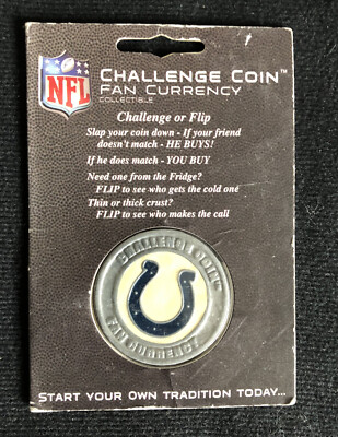 NFL Challenge Coin Fan Currency - Indianapolis Colts | eBay