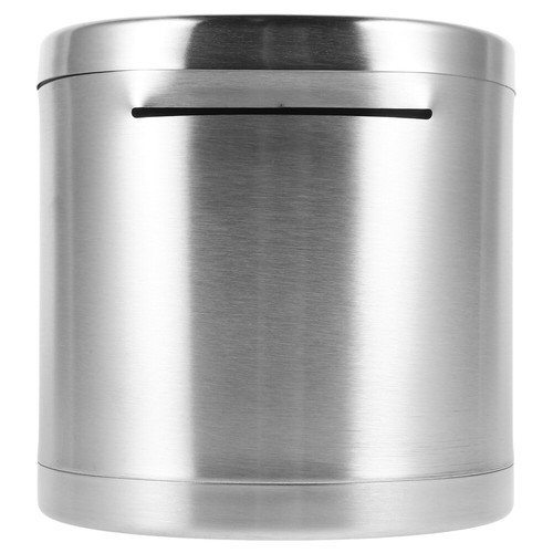 Stainless Steel Money Bank Money Savings Bank Unbreakable Money Box ...