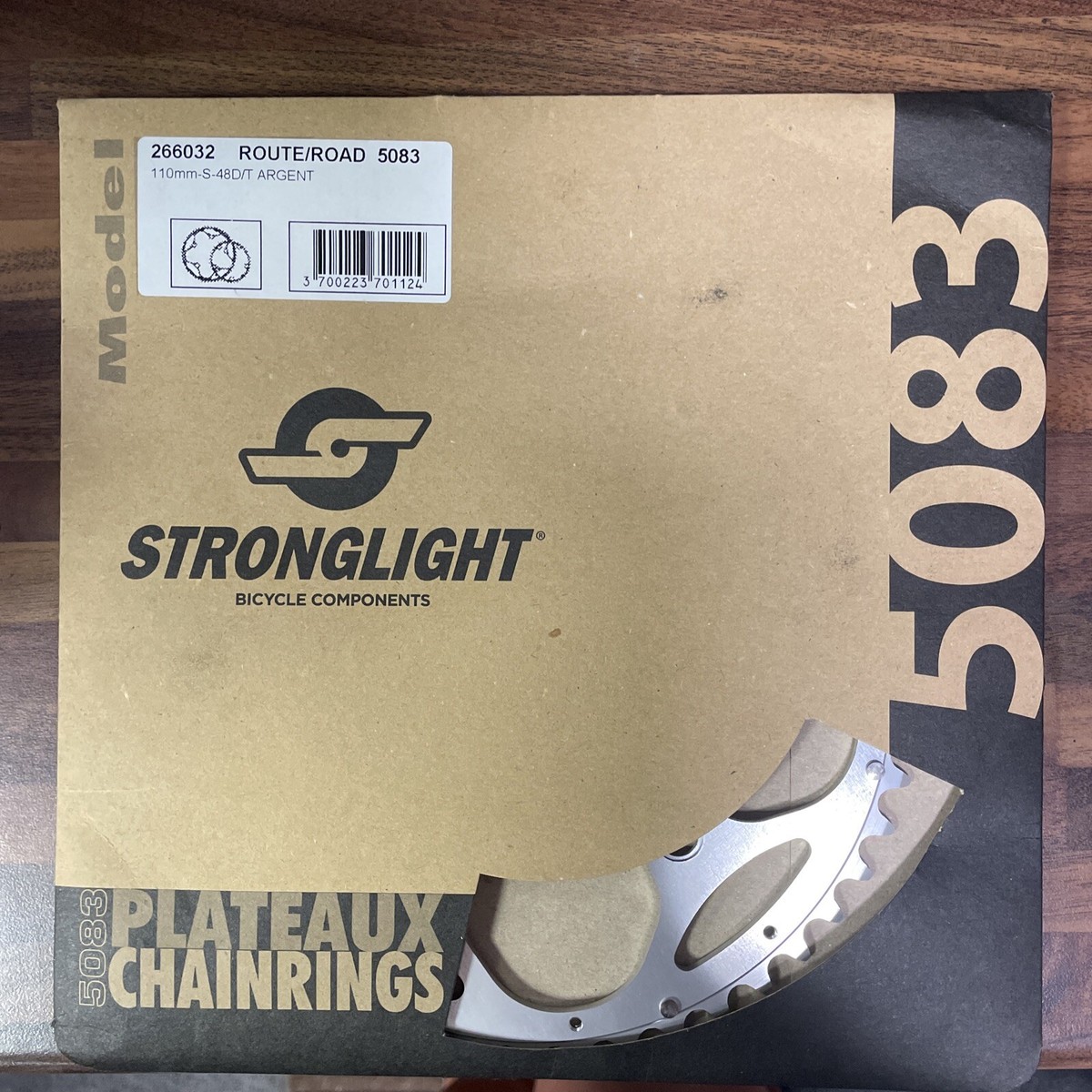 Stronglight Logo New Hi Vis Black Color Strong Light Reflective Yarn