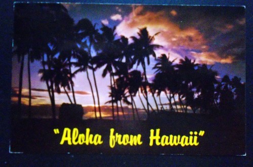 1960s Aloha From Hawaii, Means Hello & Goodbye, Gorgeous Sunset | eBay