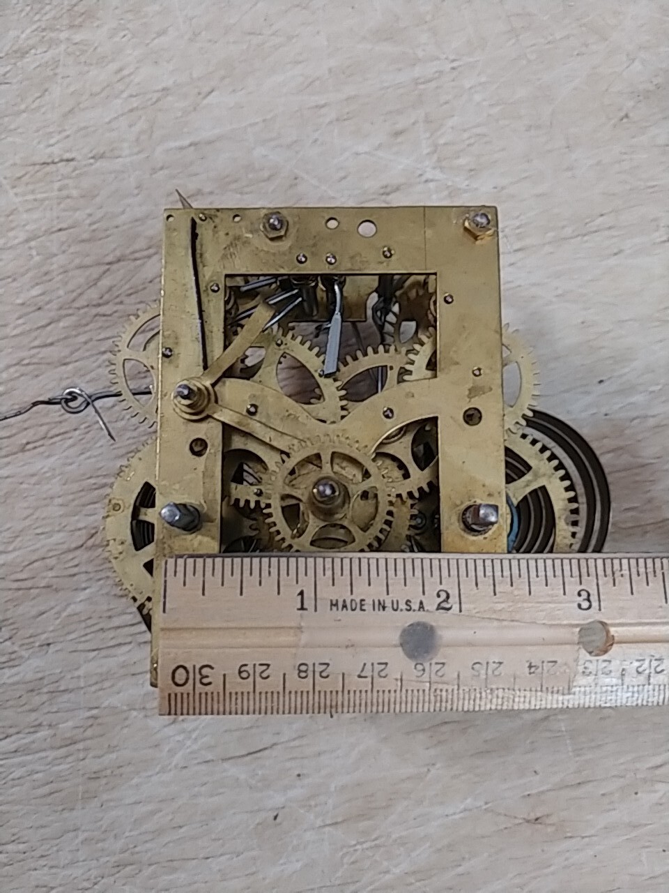 GERMAN WALL CLOCK 30 HOUR MOVEMENT & COIL STRIKE GONG | eBay