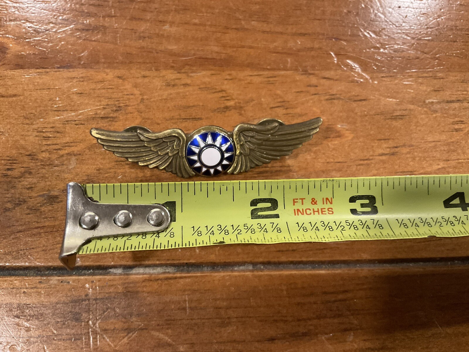 ORIGINAL WWII CHINESE PILOT WINGS PIN BADGE - Numbered | eBay