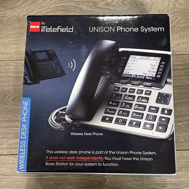 RCA U1100 4-line Unison Wireless Desk Phone System for sale online | eBay
