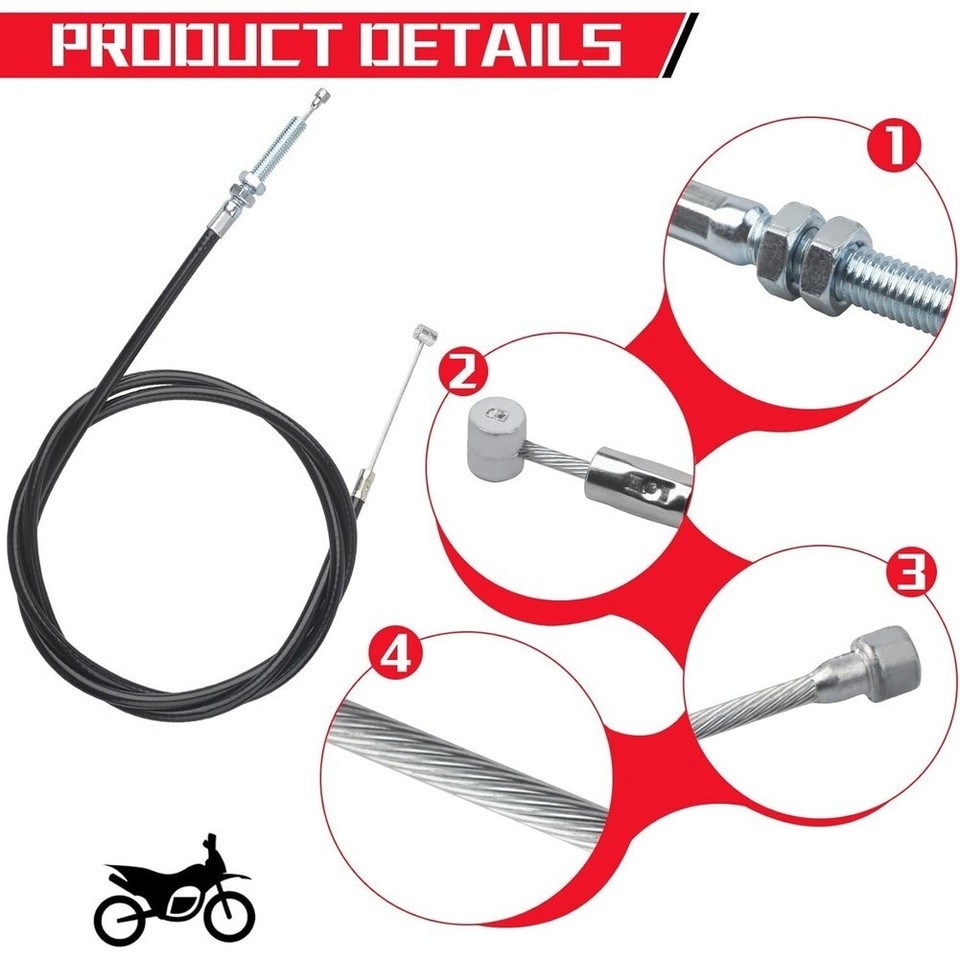 Clutch Cable Kit FOR HONDA Shadow VT1100 Daily Riding Conditions For ...