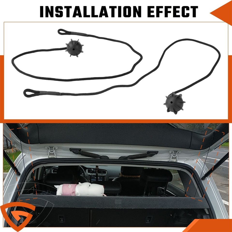 Fits VW Golf MK5 MK6 MK7 2006-2019 Car Rear Interior Parcel Shelf ...
