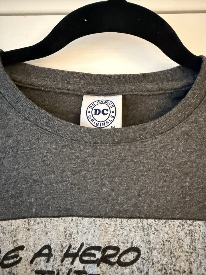 Men’s DC Originals Superman T-Shirt Medium - Grey Marl - NWOT | eBay UK