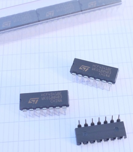 3x STMicroelectronics HCF4541BE Circuit Intégré DIP-14. Lot de 3 | eBay