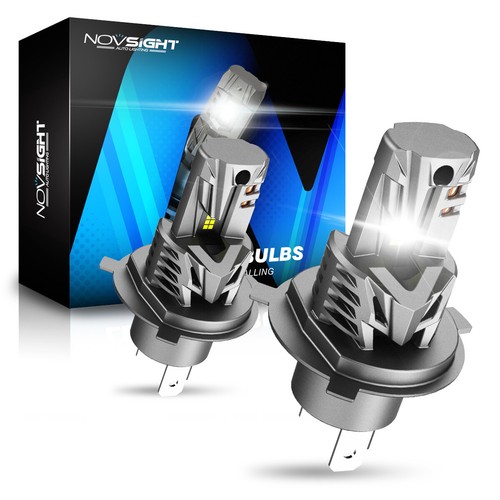 NOVSIGHT Pair 90W 20000LM H4 LED Headlight Bulbs Kit High Low Beam ...