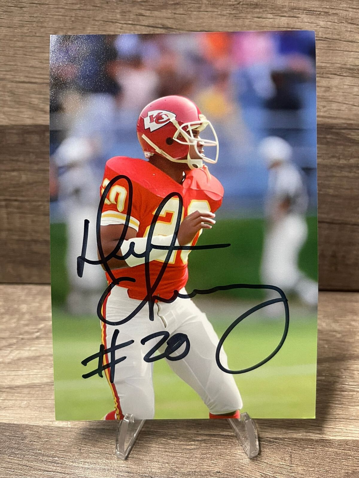 Deron Cherry Kansas City Chiefs Hand Signed 4x6 Photo TC46-4834 | eBay
