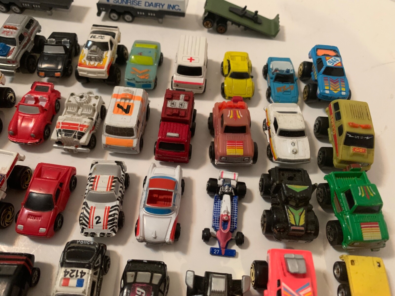 Huge Lot Micro Machines various manufacturers 50 cars + 3 trailers | eBay