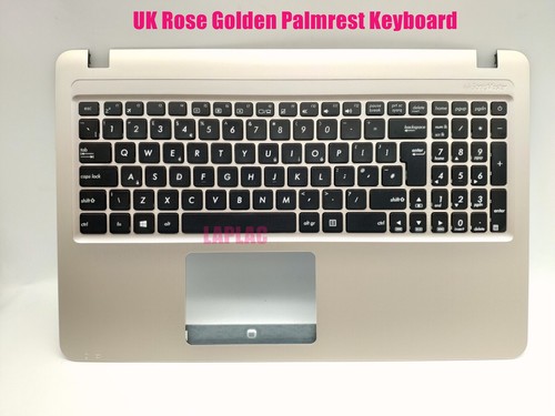 UK Gold Palmrest keyboard for Asus X540L/X540S/F540L/F540S/K540L/F540S ...