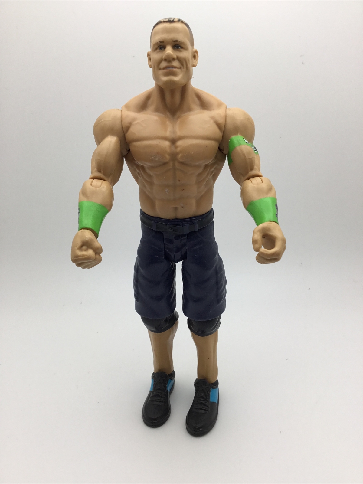 WWE John Cena 7 Inch Action Figures 2013 NEVER GIVE UP Green Bands ...