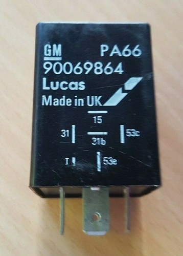 Relais GM 90069864 General Motors PA66 Lucas 37873B 12V | eBay