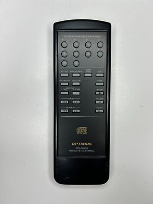 Optimus CD-5500 CD Player Remote Control, Black - OEM | eBay