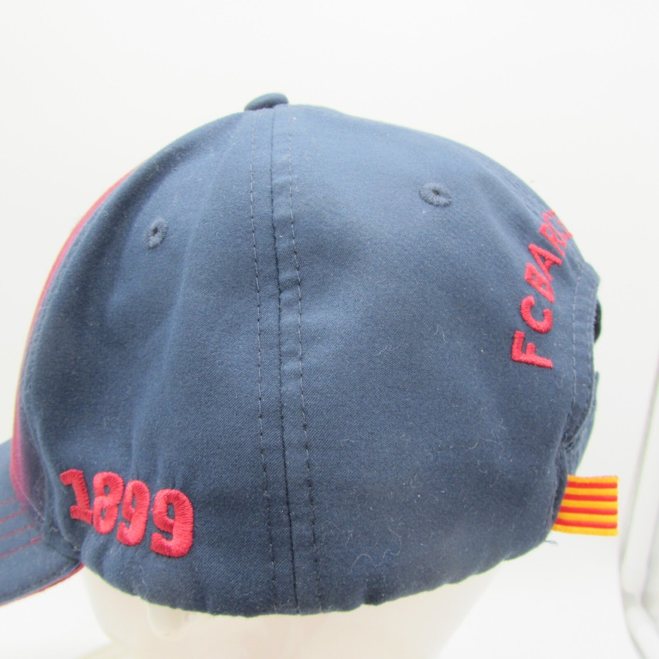 FCB FC Barcelona Hat Cap Ball Soccer Futbol Adjustable Logo Red Blue | eBay