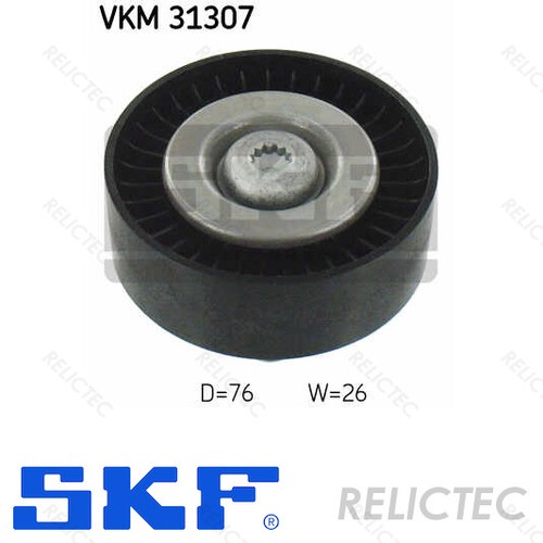 Aux Belt Idler Guide Pulley Audi VW:A5,A6,A4,A7,A8,Q7,Q5,TOUAREG ...