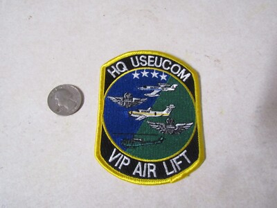 MILITARY PATCH HEADQUARTERS USEUCOM VIP AIR LIFT AVIATION | eBay