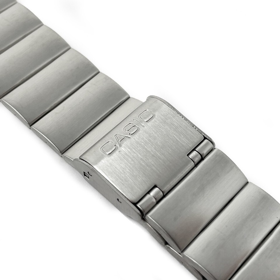 Genuine Casio Silver Strap 10288212 Stainless Steel DBC-1500 DBC-3000 ...