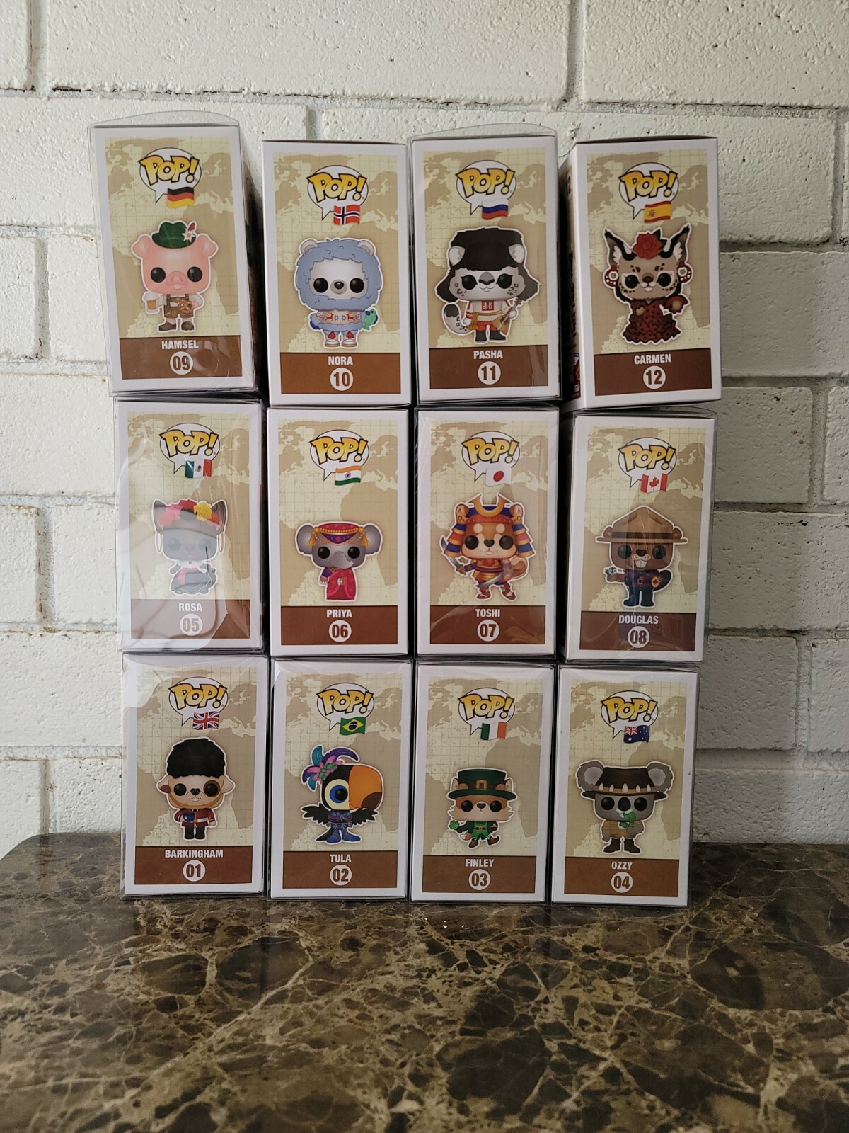 Around The World Funko Pop Complete Set | eBay
