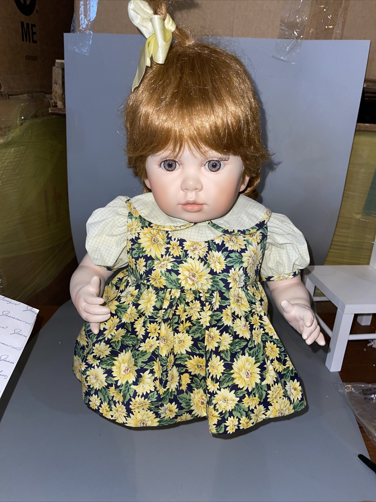 Sally 19” Kneeling Porcelain Cloth Doll by Jeanne Singer LE 124/1000 | eBay