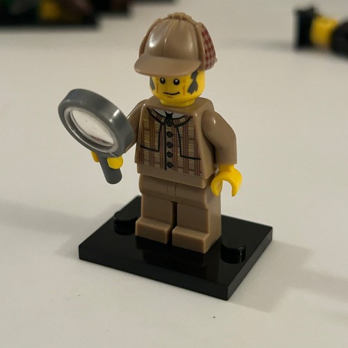 Lego Minifigure REAL MINI FIG cmf series 5 DETECTIVE SHERLOCK HOLMES ...