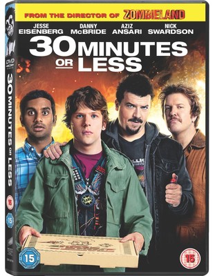 30 Minutes or Less (DVD) Jesse Eisenberg Danny McBride Nick Swardson ...