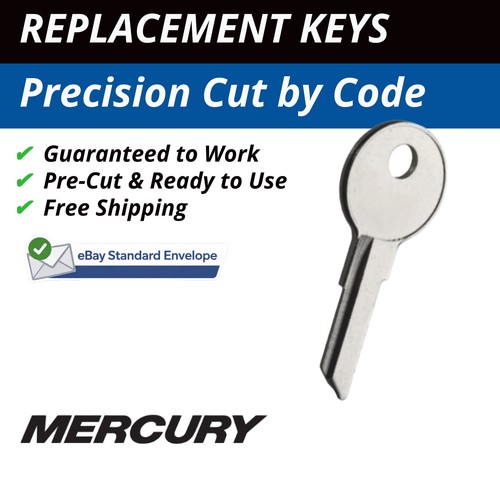 Mercury Keys Mariner Marine Outboard Boat Key Cut to your Code 1A-2F | eBay