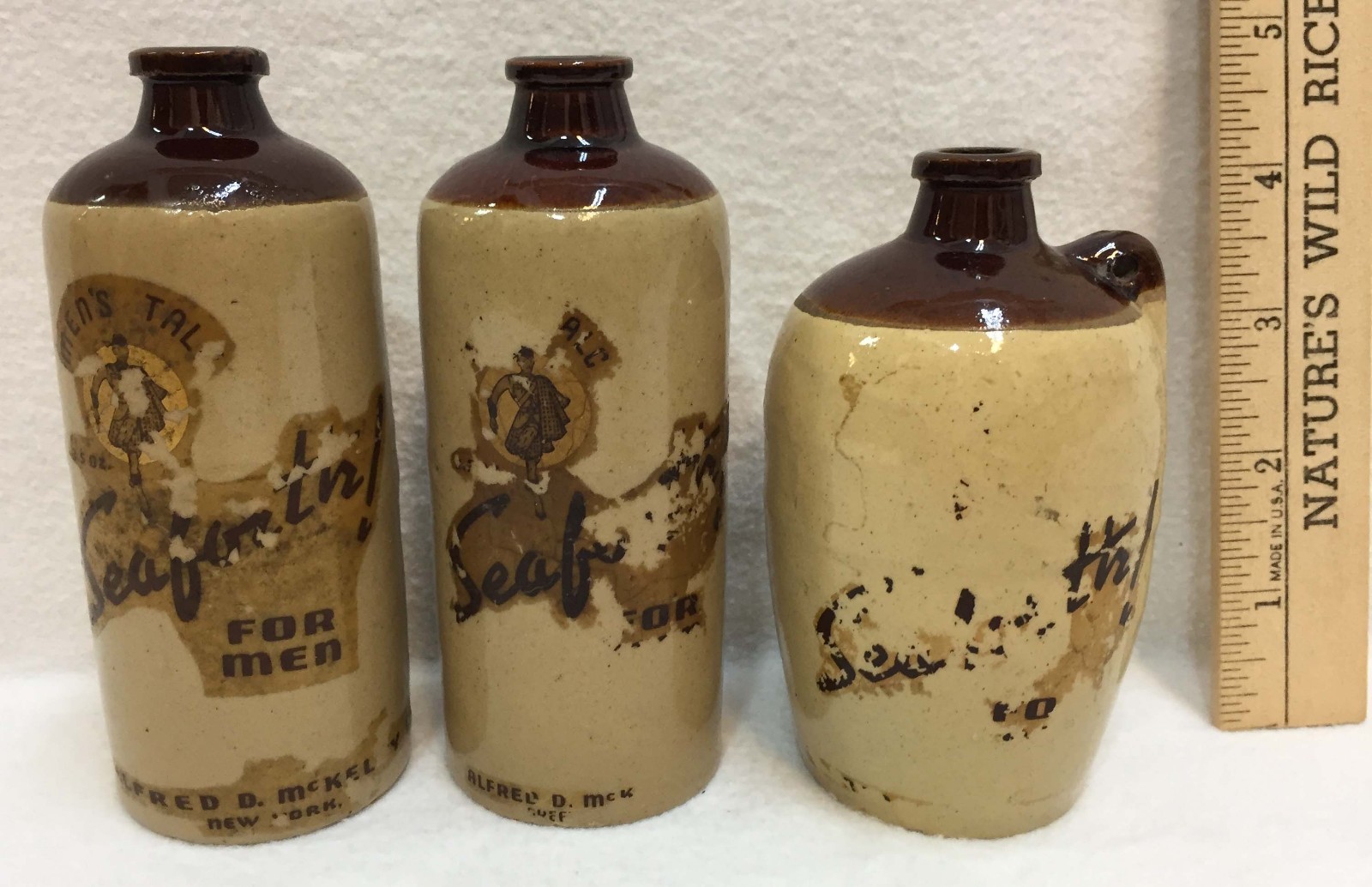 Seaforth Mens After Shave Cologne Bottles Ceramic Whiskey Jug Shape ...
