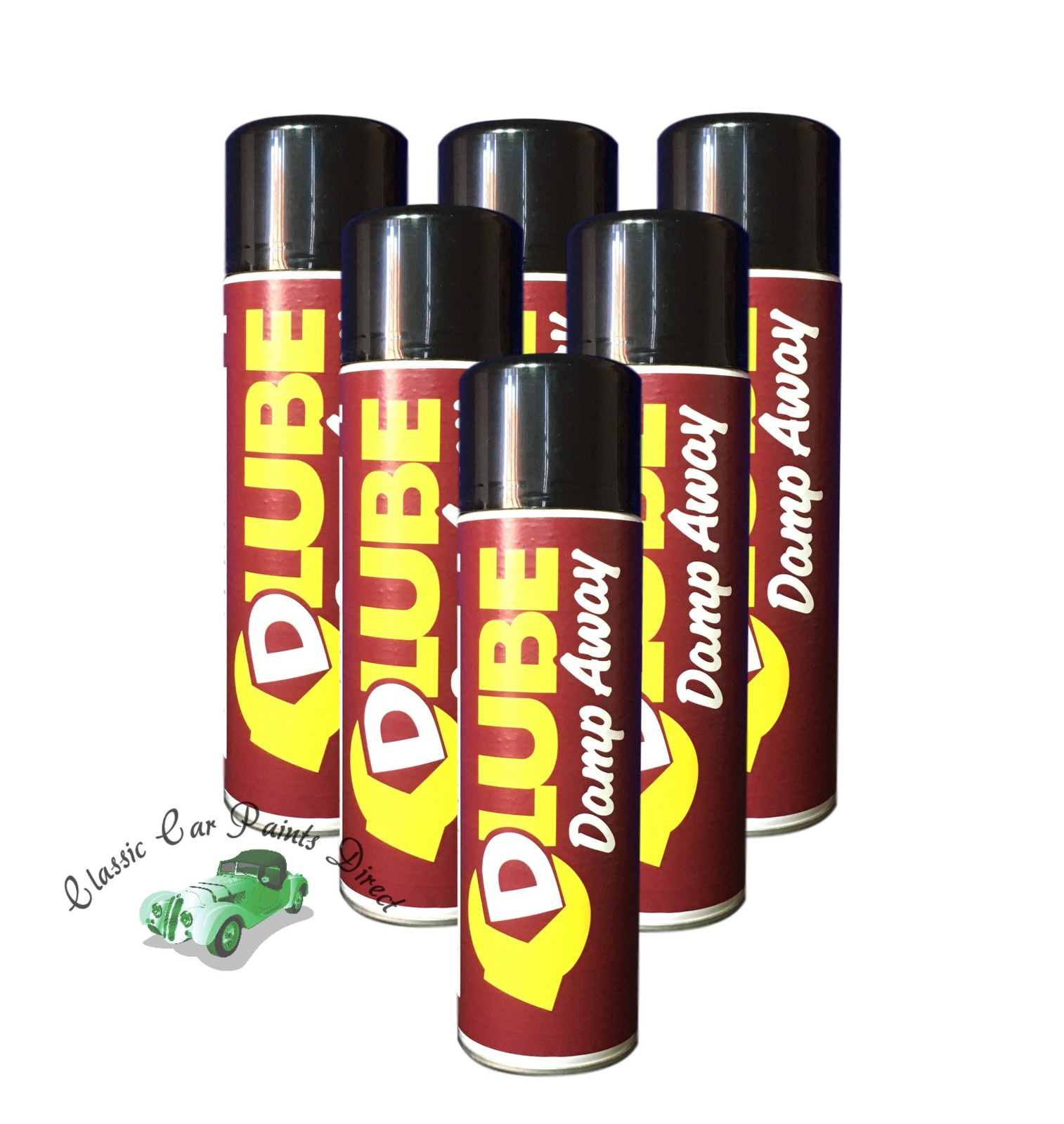 DLube Damp Away Lubricant Spray 500ml x 6/12 Moisture Displacer, Rust ...