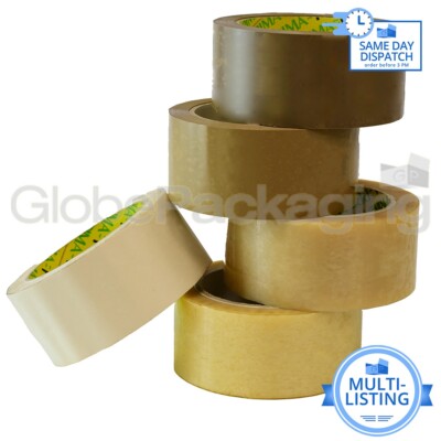 HEAVY DUTY VINYL PVC PACKING TAPE - EXTRA STRENGTH SEALING PARCEL TAPE ...