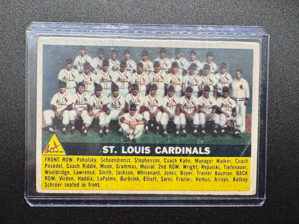 1956 Topps Team Cards Cardinals, Phillies, Pirates, Redlegs You Pick | eBay