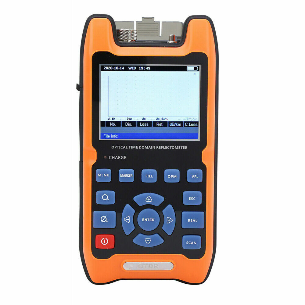 3.5'' OTDR Optical Time Domain Reflectormeter OPM VFL 100km 28/26dB ...