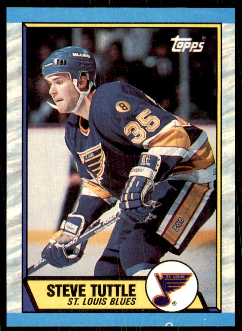 1989-90 TOPPS STEVE TUTTLE RC ST. LOUIS BLUES #157 | eBay