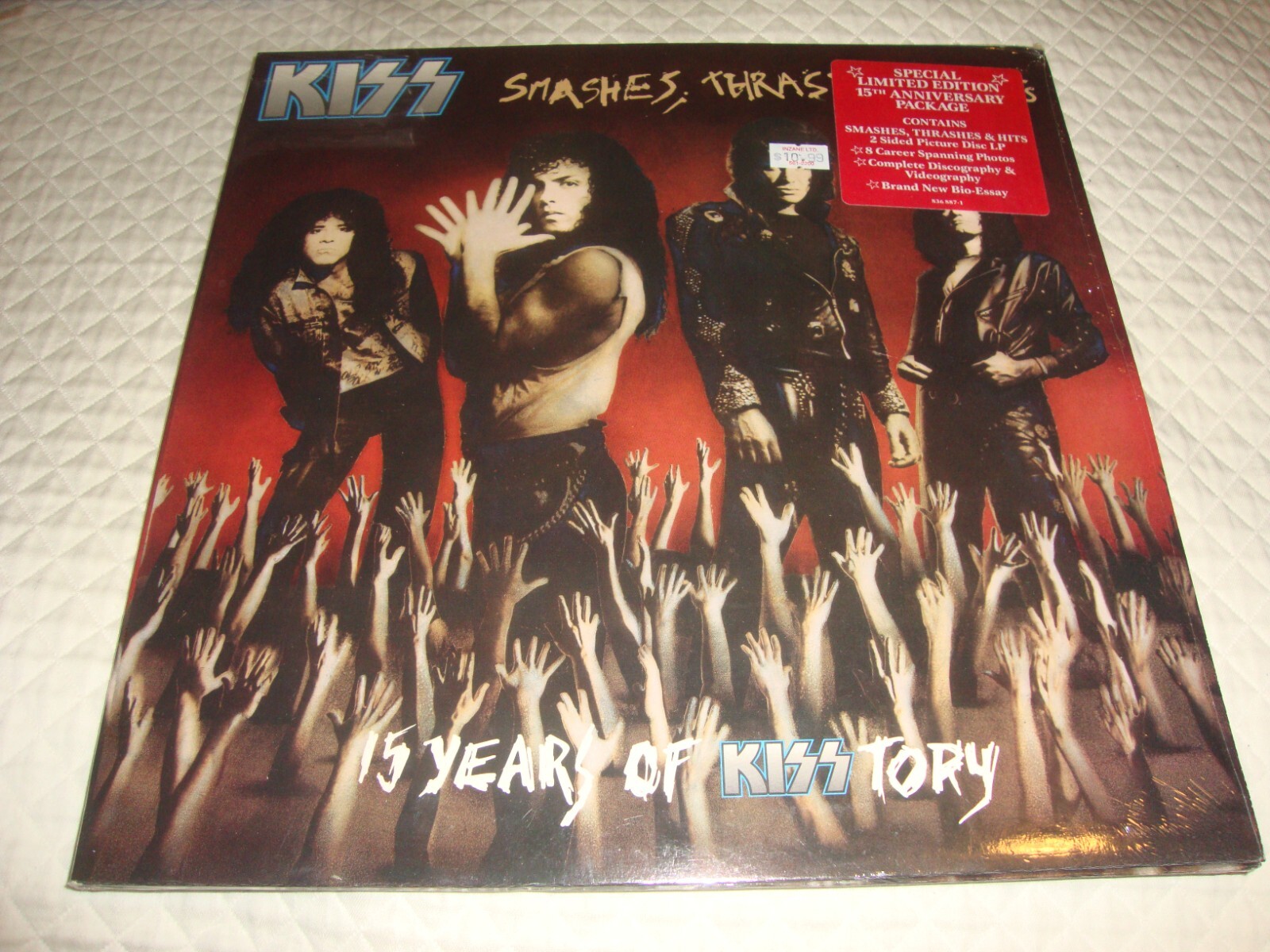 Kiss Smashes Thrashes & Hits 15 Years of Kisstory Picture Disc LP ...