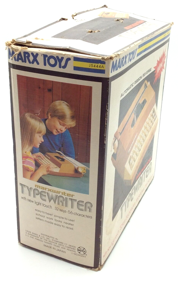 Vtg MARX TOYS Marxwriter Typewriter | eBay