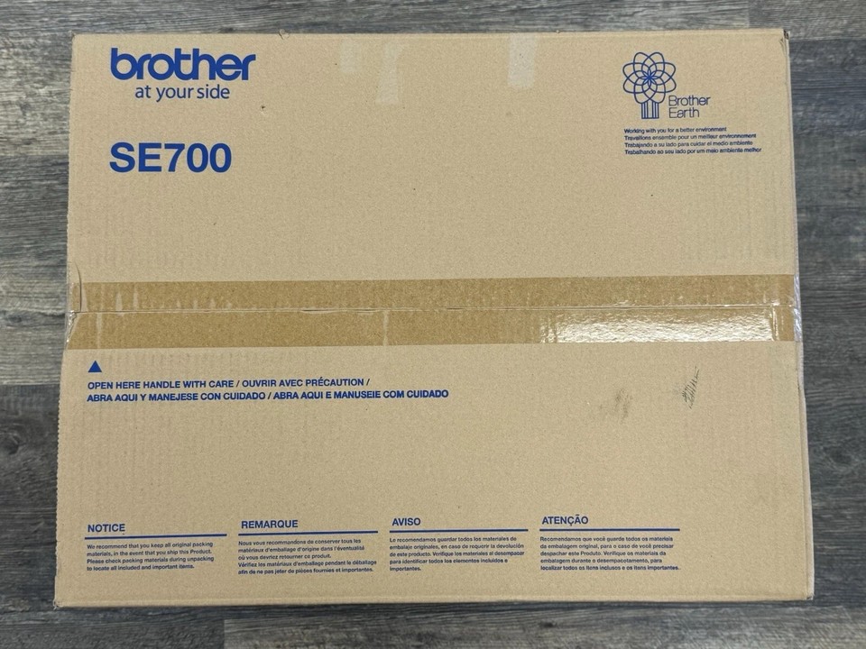 Brother SE700 Computerized Sewing and Embroidery Machine - White | eBay
