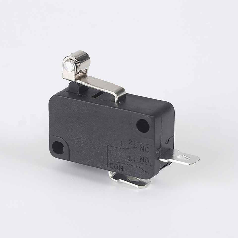 5PCS Roller Lever Arm Micro Switch Normally Open 16A 250VAC/125VAC T125 ...