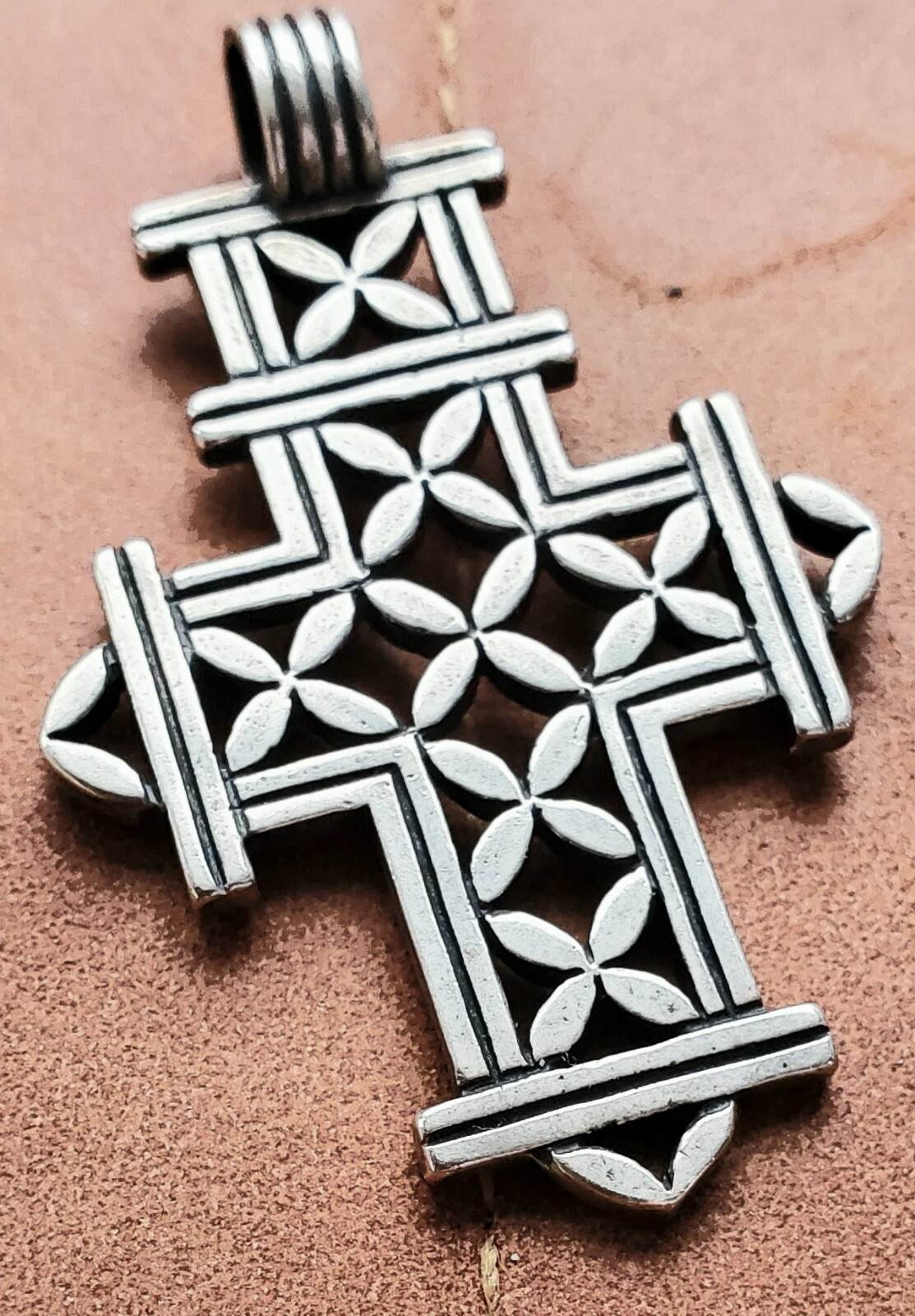 Vintage VERY Rare HTF James Avery Cross Pendant Openw… - Gem